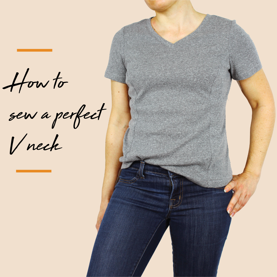 How to Sew The Perfect V-Neck Binding – SBCC Patterns