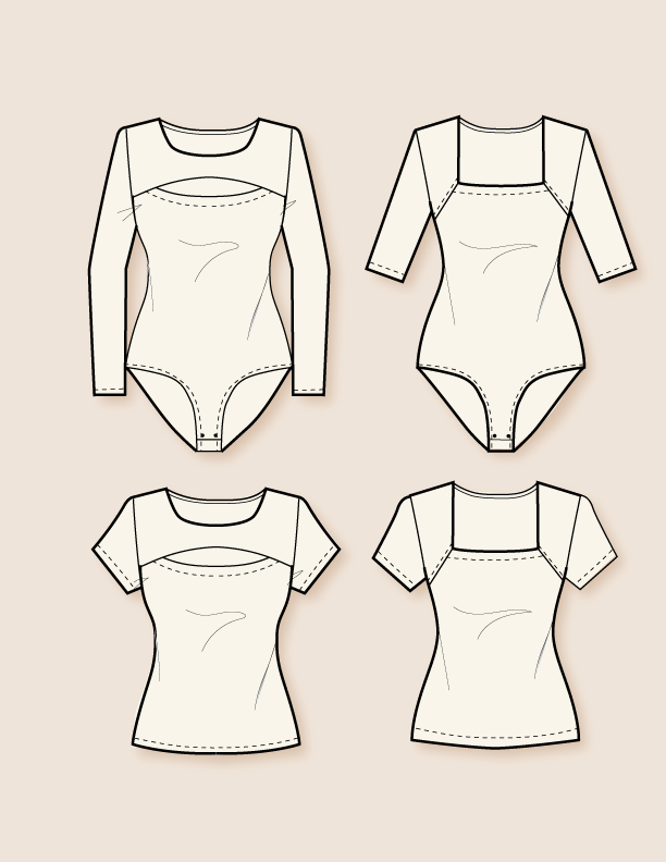 Clover T-shirt and Bodysuit – SBCC Patterns