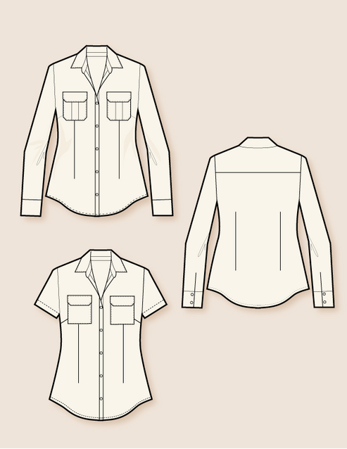 Shirley Shirt – SBCC Patterns