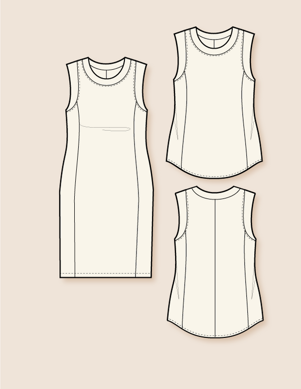 Pisco Tank and Dress – SBCC Patterns